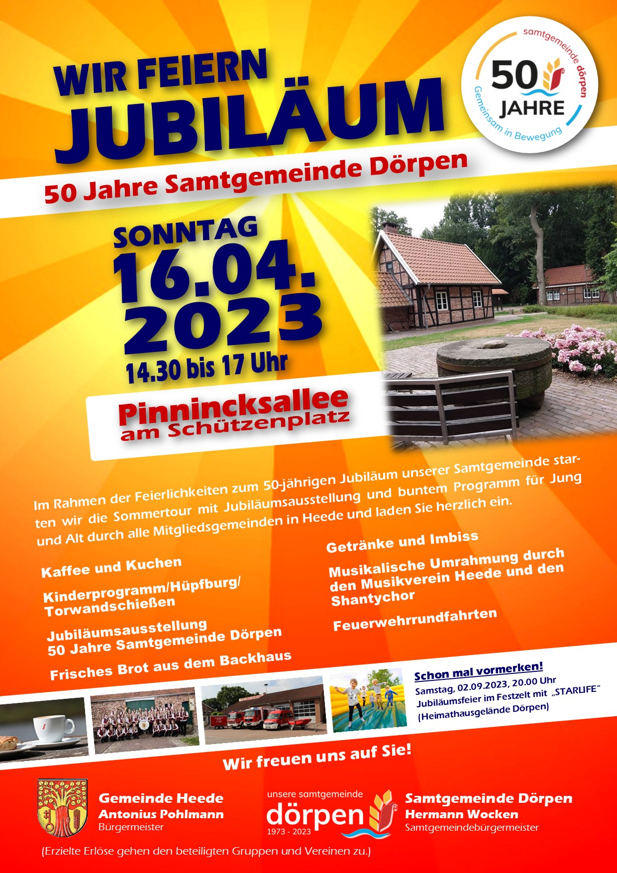 50 Jahre Samtgemeinde- Auftakt der Sommertour in Heede